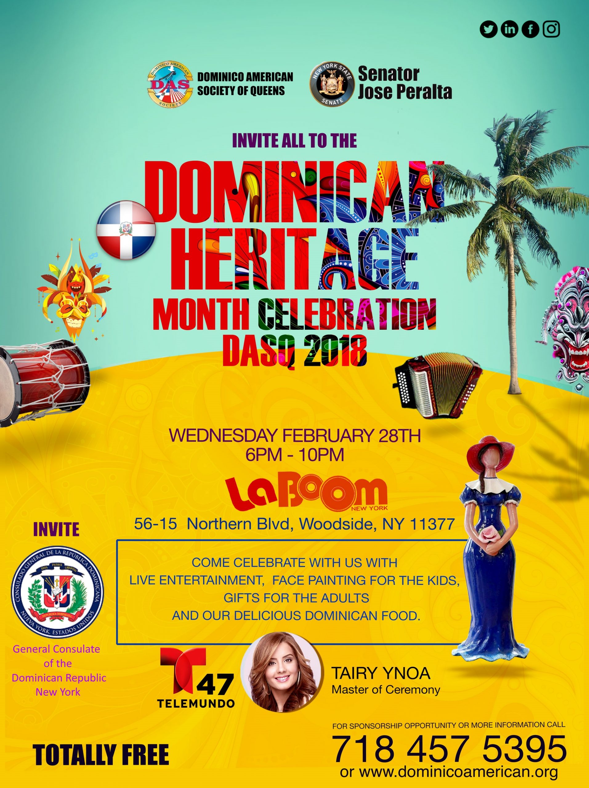 2018 Dominican Heritage Month Celebration – Dominico-American Society ...