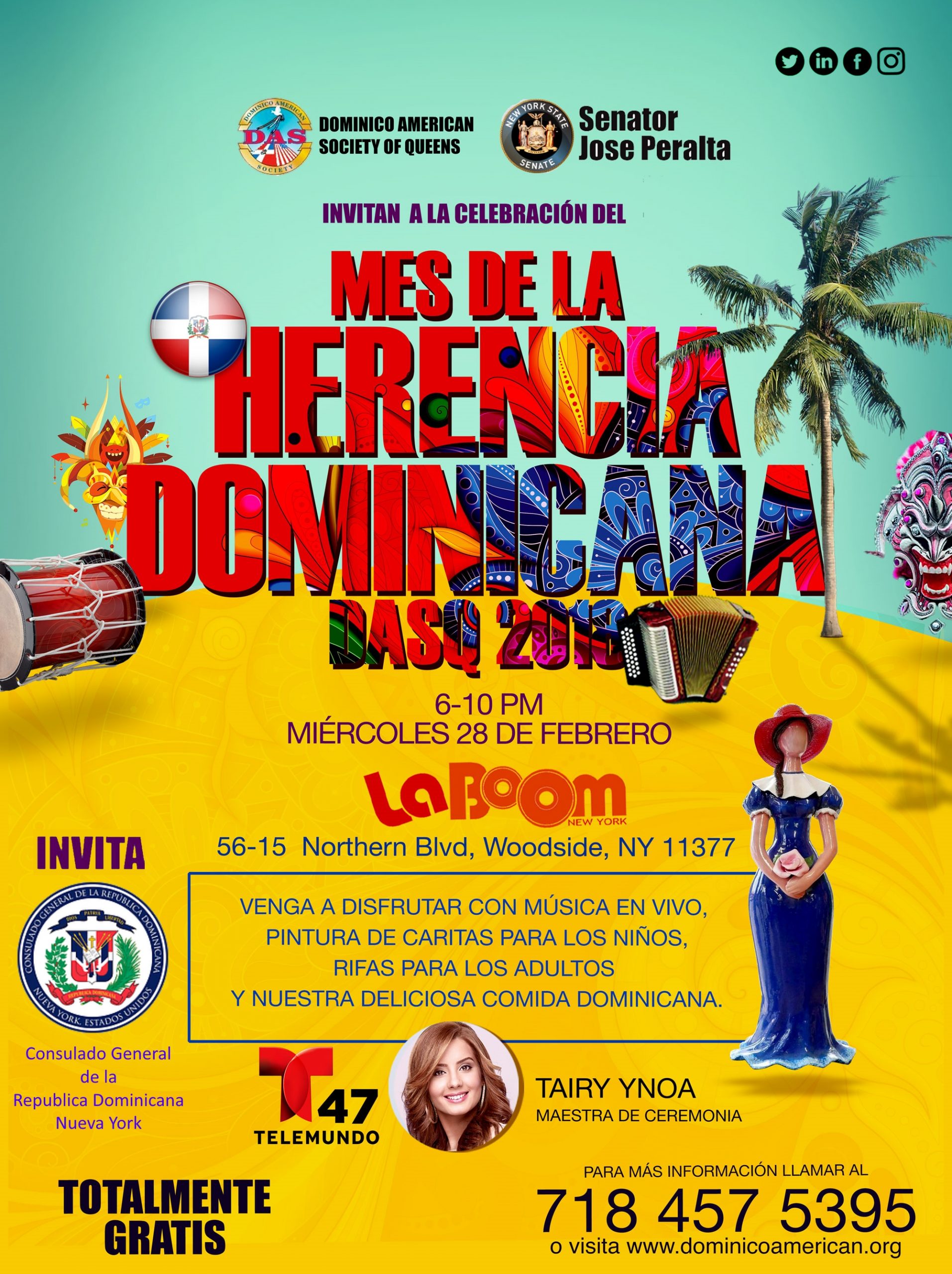 2018 Dominican Heritage Month Celebration – Dominico-American Society ...